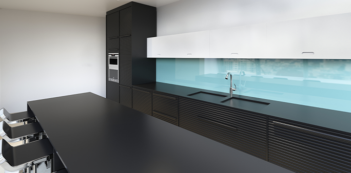 Splashbacks Installation - Glass Work London