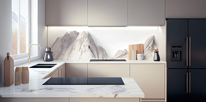 Splashbacks Installation - Glass Work London