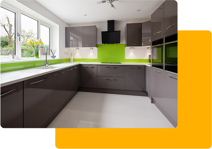 Splashbacks Installation - Glass Work London